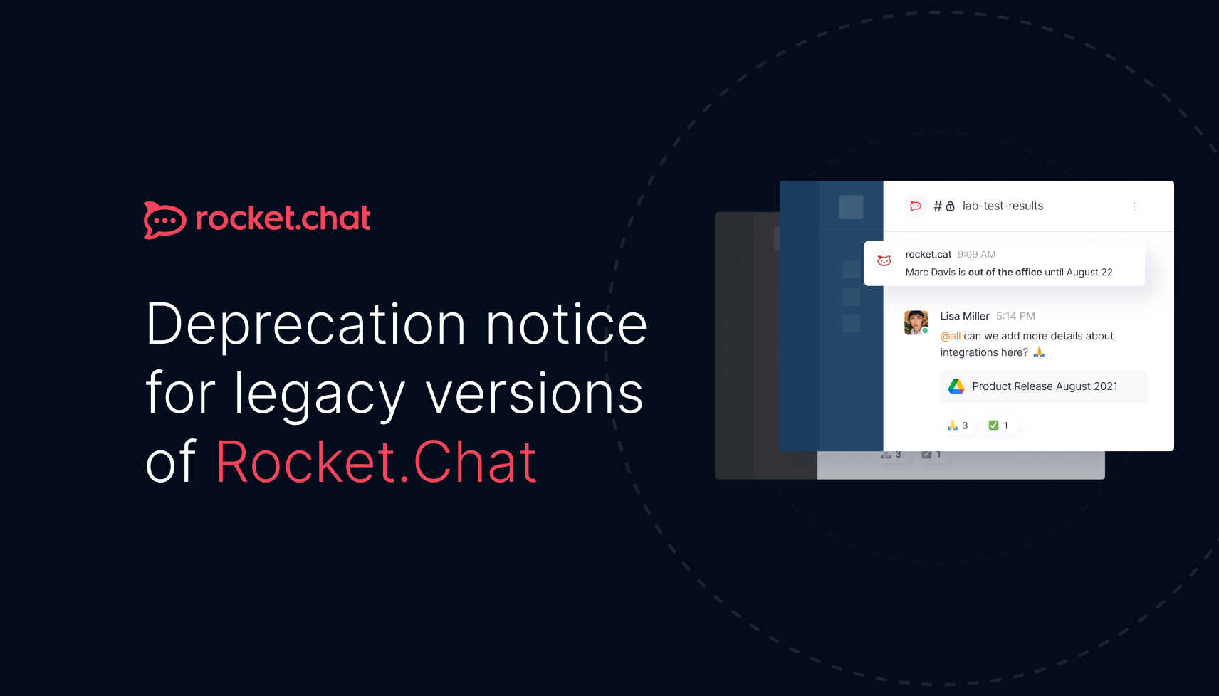 Deprecation notice — Cloud services, mobile and desktop apps for legacy unsupported versions
